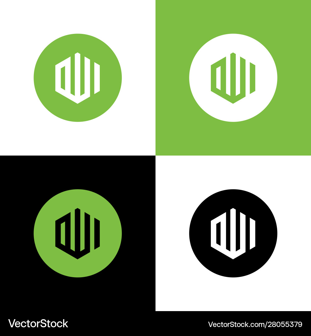 Simple calligraphy name allah logo Royalty Free Vector Image