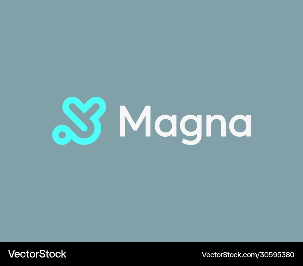 Heart stethoscope logotype linear medical logo Vector Image