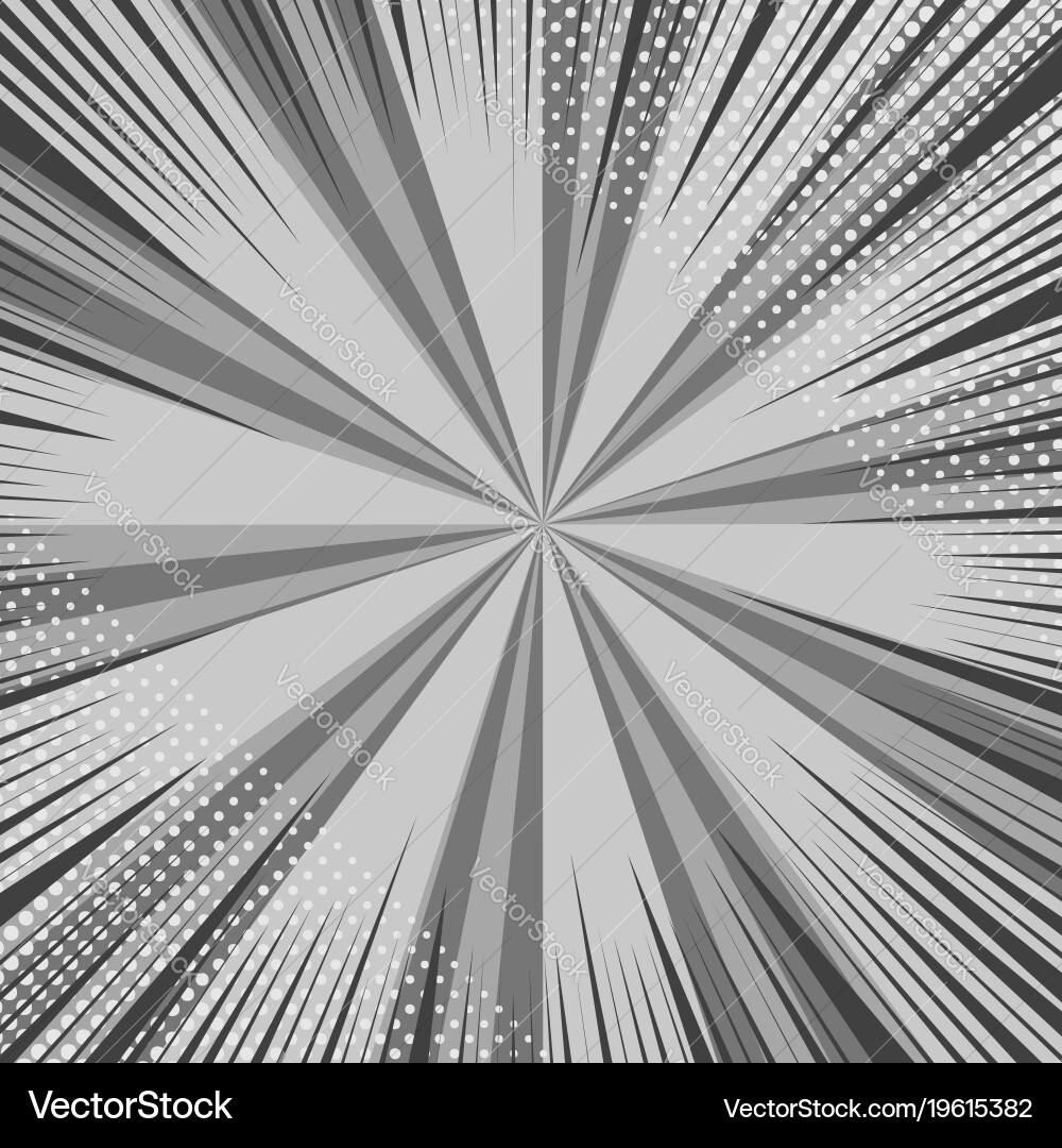 Comic book page monochrome blank template Vector Image