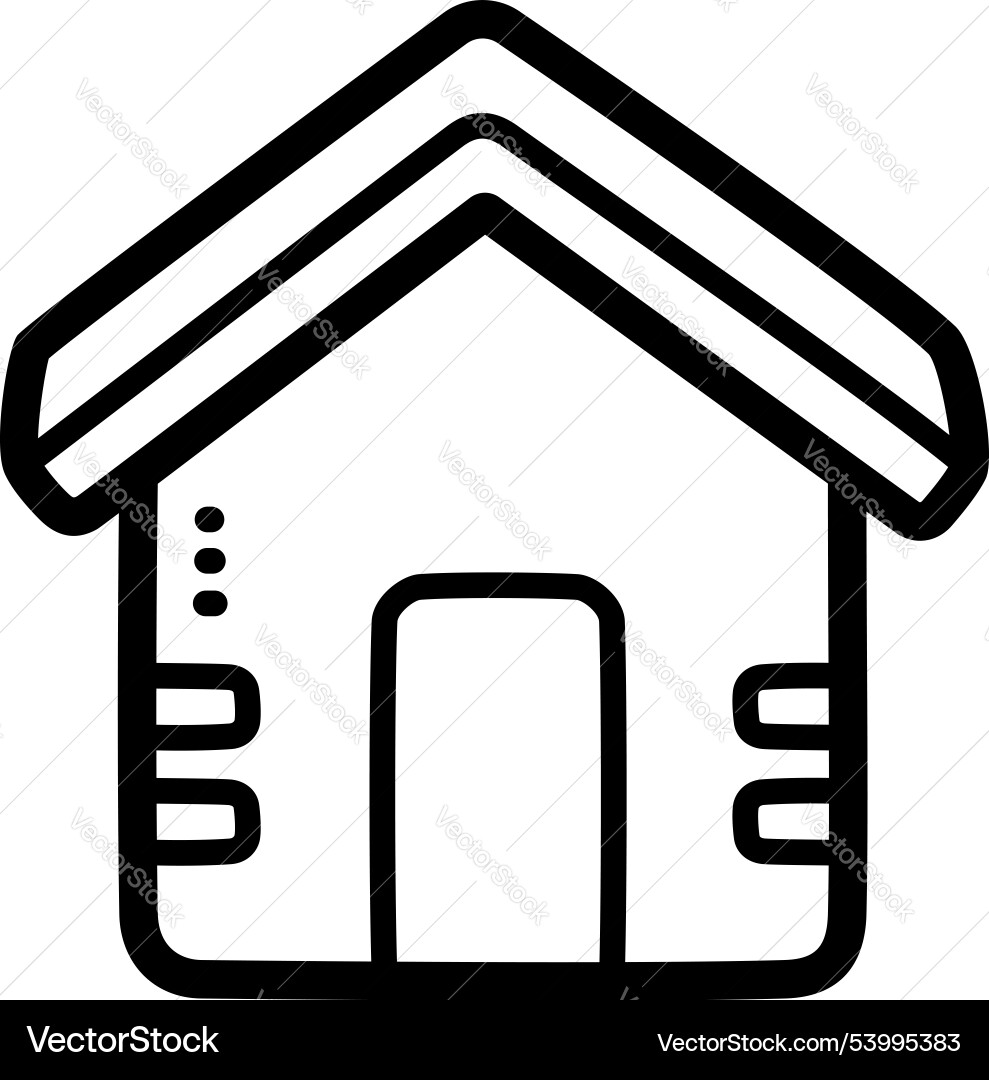 Home address - contact us icons Royalty Free Vector Image