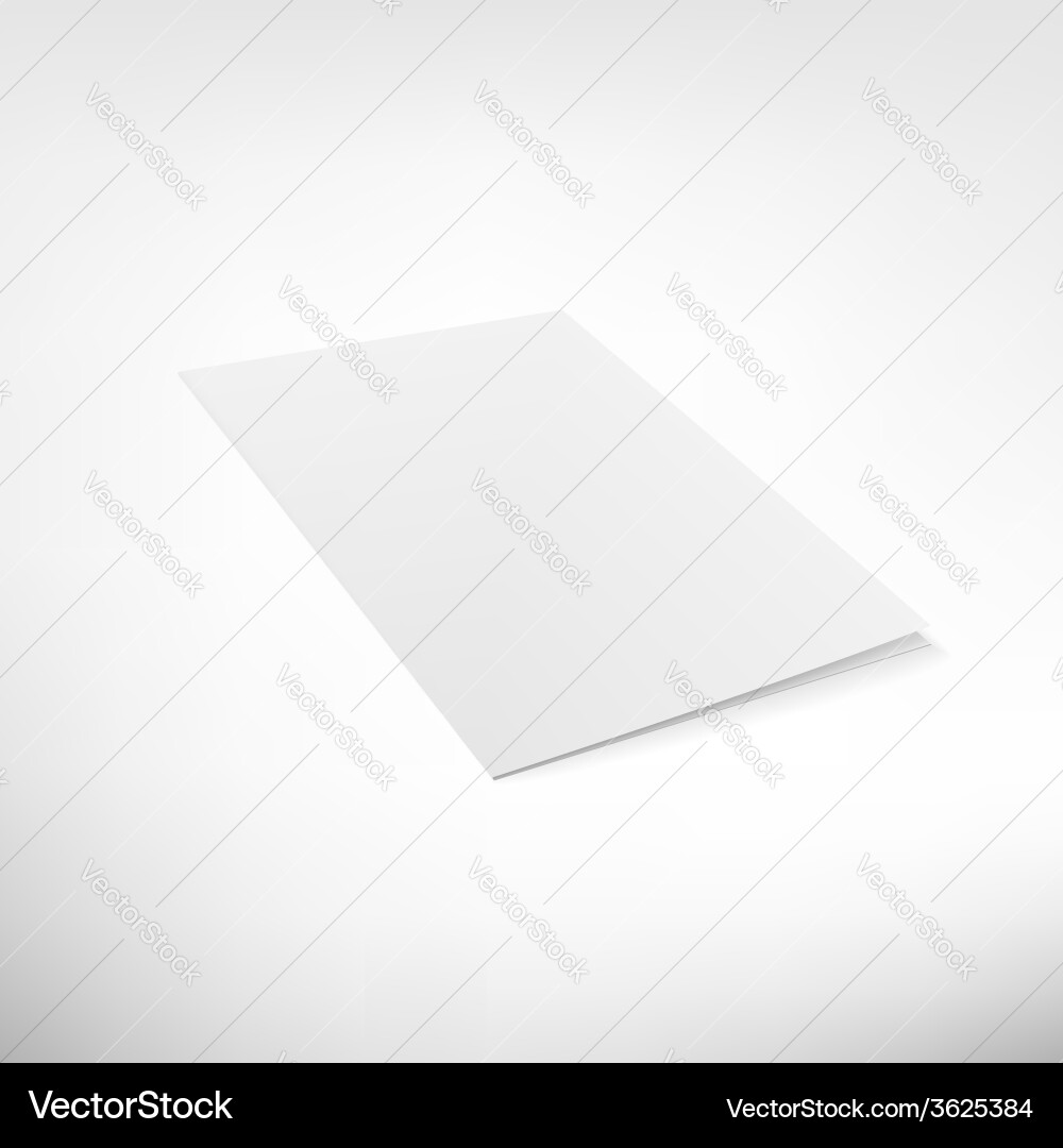 Folder page on white background Royalty Free Vector Image
