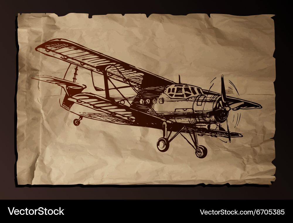 Airplane Royalty Free Vector Image - VectorStock