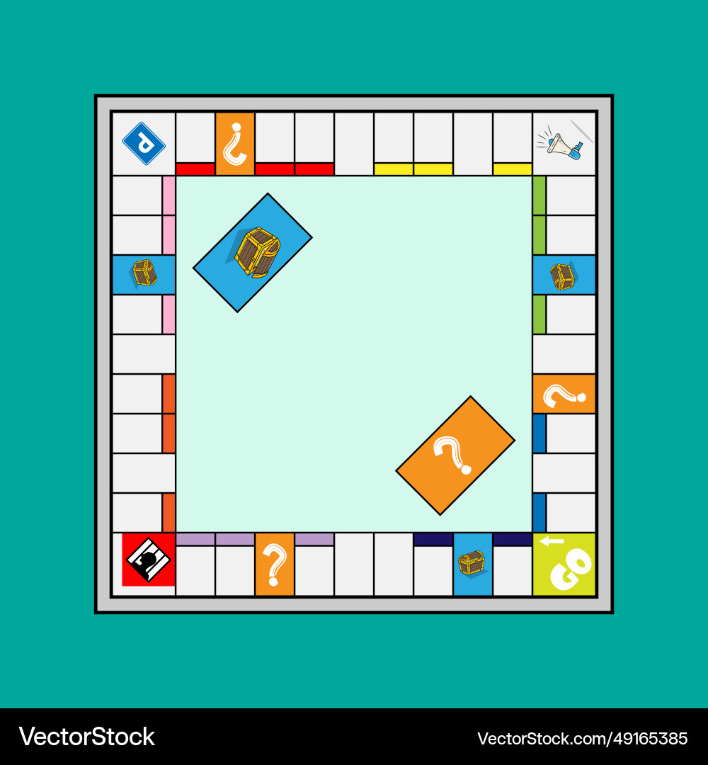 Monopoly Board Game Royalty Free Vector Image - VectorStock