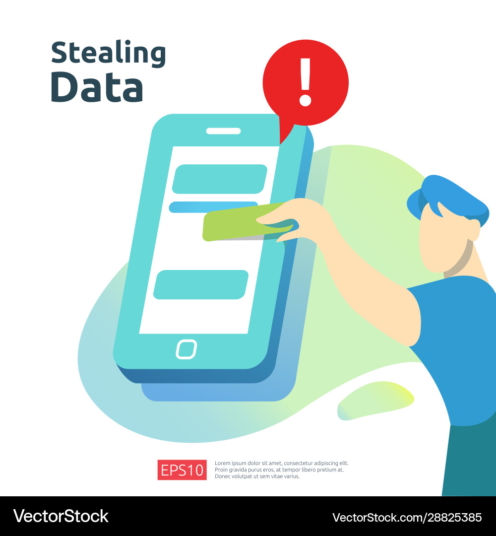 Passwort Phishing-Angriff stehlen persönliche Daten