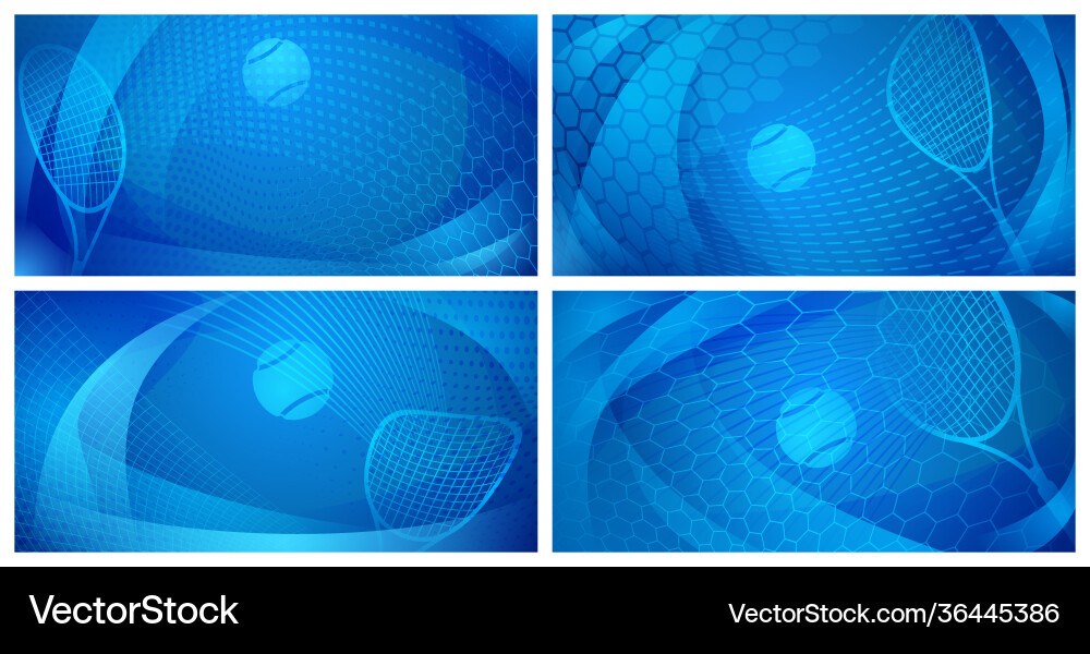 Abstract tennis backgrounds Royalty Free Vector Image