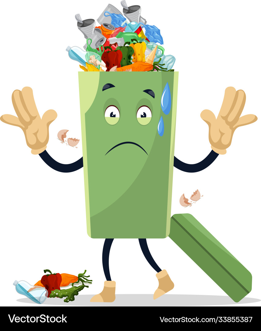 Dustbin Royalty Free Vector Image - VectorStock