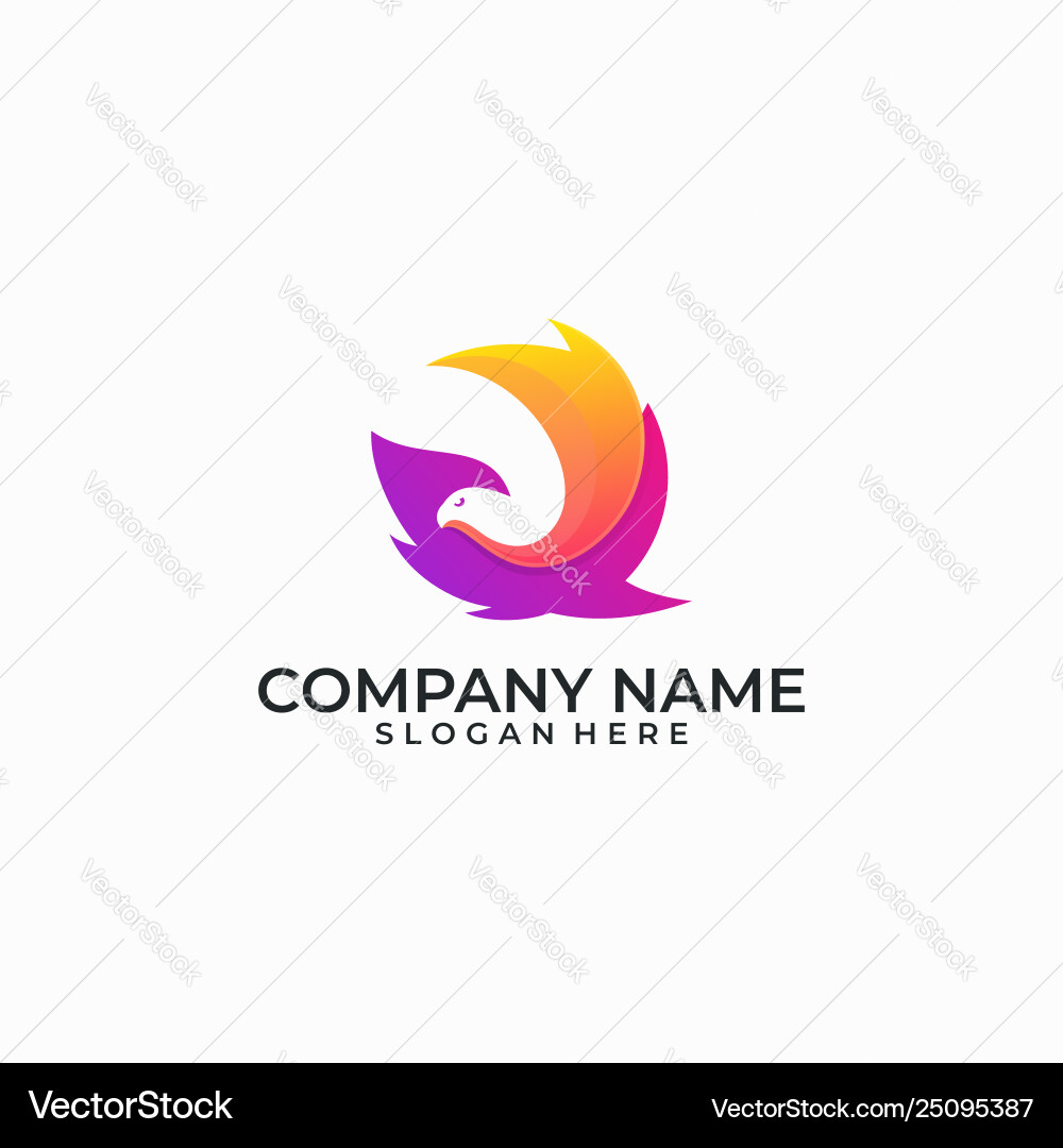 Falcon Concept Logo Royalty Free Vector Image - VectorStock