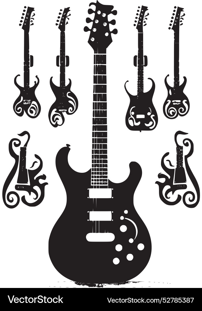 Guitar Royalty Free Vector Image - VectorStock