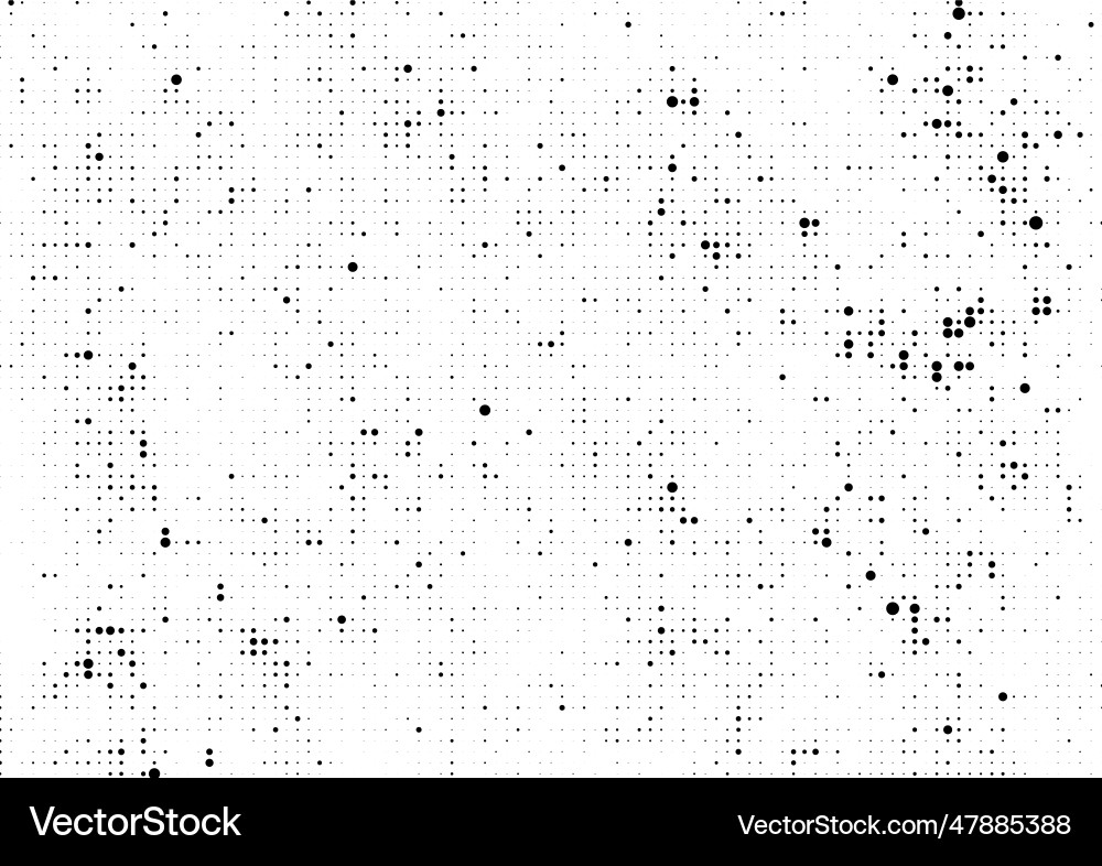 Grunge Halftone Dots Texture Royalty Free Vector Image