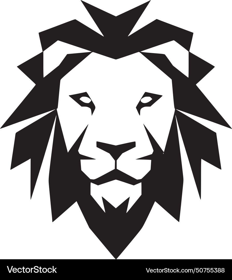 Lion - minimalist and simple silhouette Royalty Free Vector