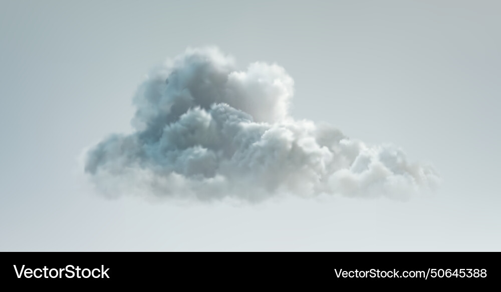 Realistic clouds clear background outdoor nature Vector Image
