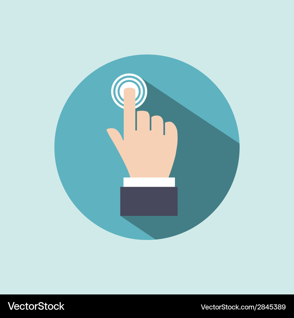 Hand icon Royalty Free Vector Image - VectorStock