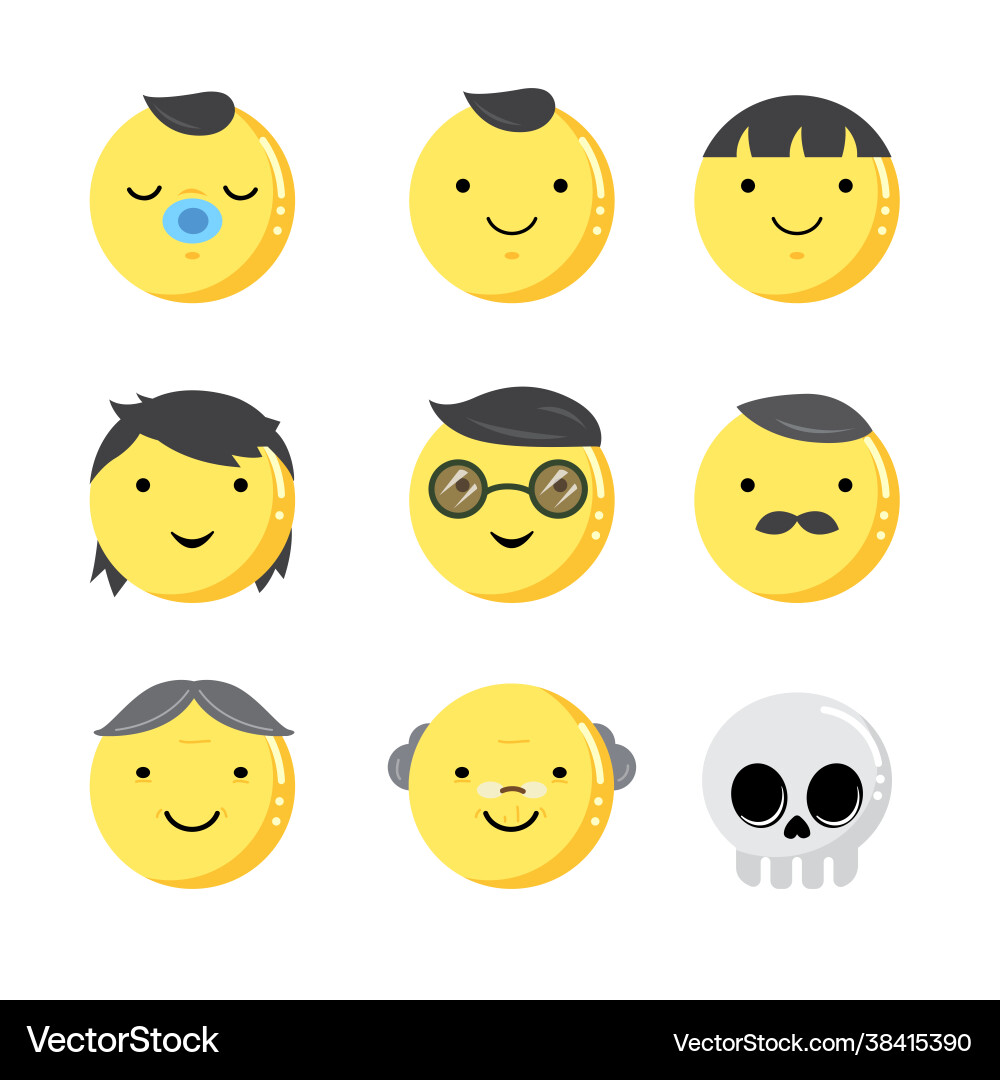 Male emoji Royalty Free Vector Image - VectorStock