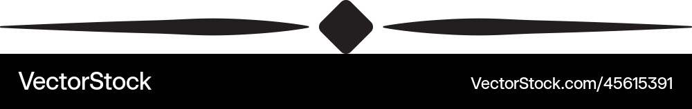 Decorative line ornament element Royalty Free Vector Image