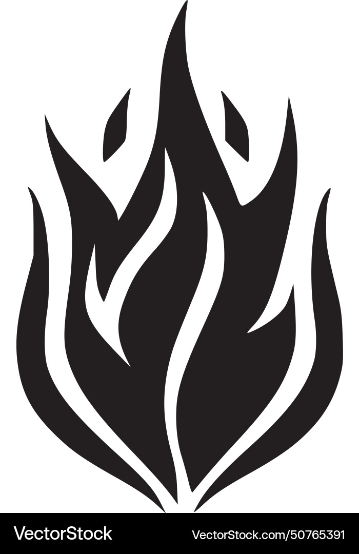 Fire - high quality logo ideal for t-shirt Vector Image