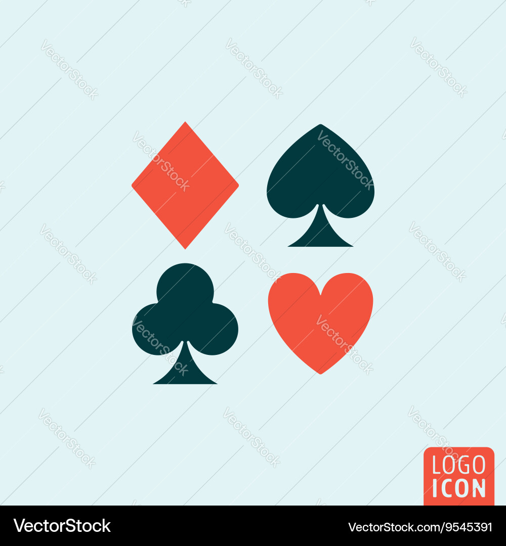 Playing card suit Royalty Free Vector Image - VectorStock