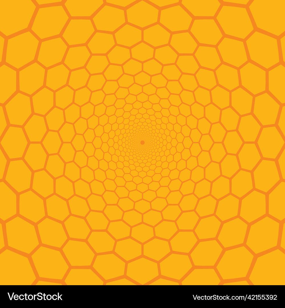 Abstract honeycomb pattern Royalty Free Vector Image