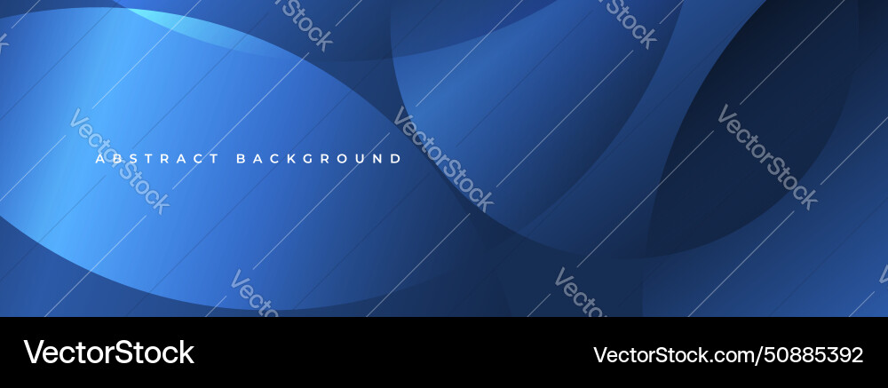 Blue abstract background with circles and circular