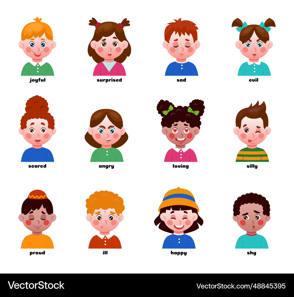 Emotion Faces For Children