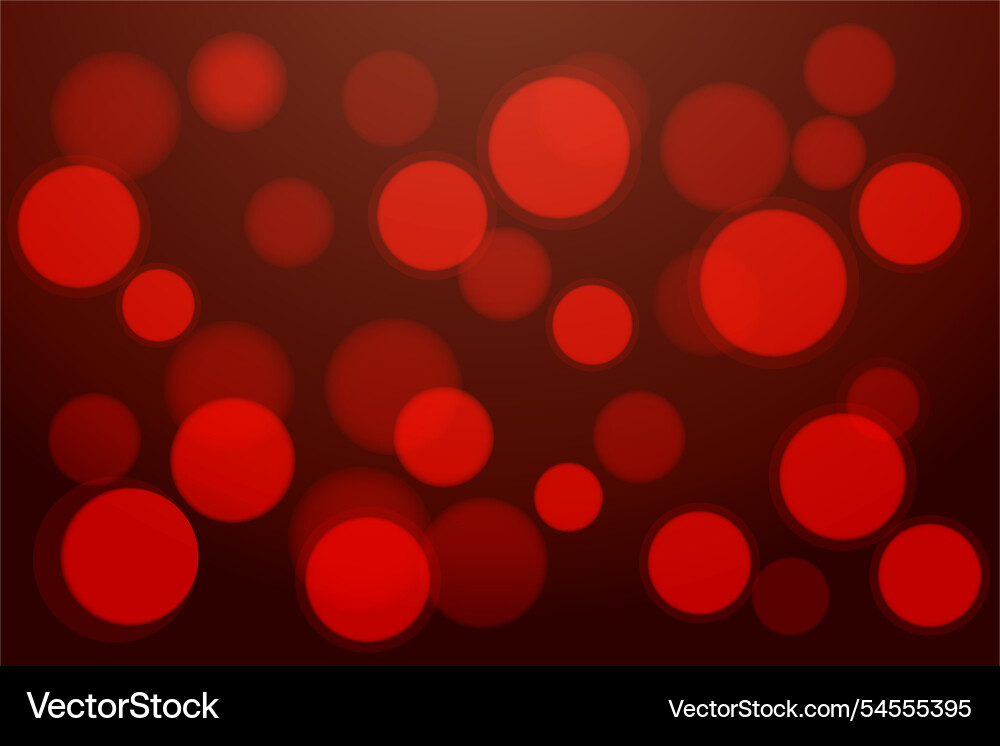 Dark red bokeh lights background Royalty Free Vector Image