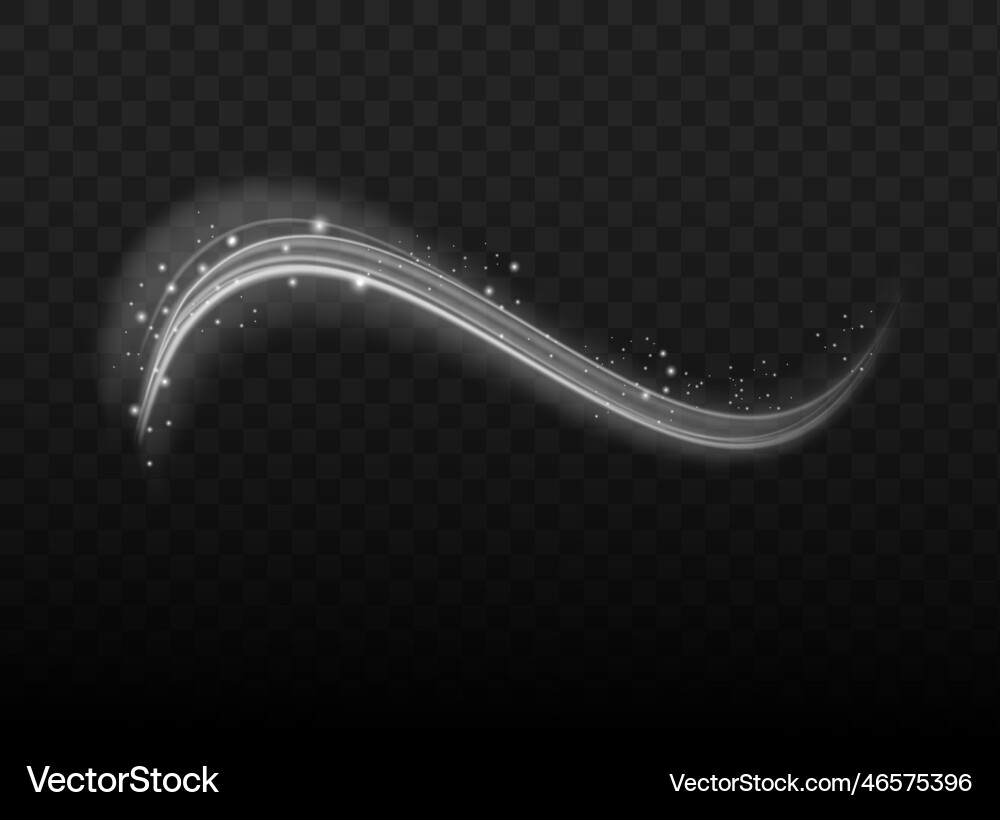 Golden glowing shiny lines effect Royalty Free Vector Image