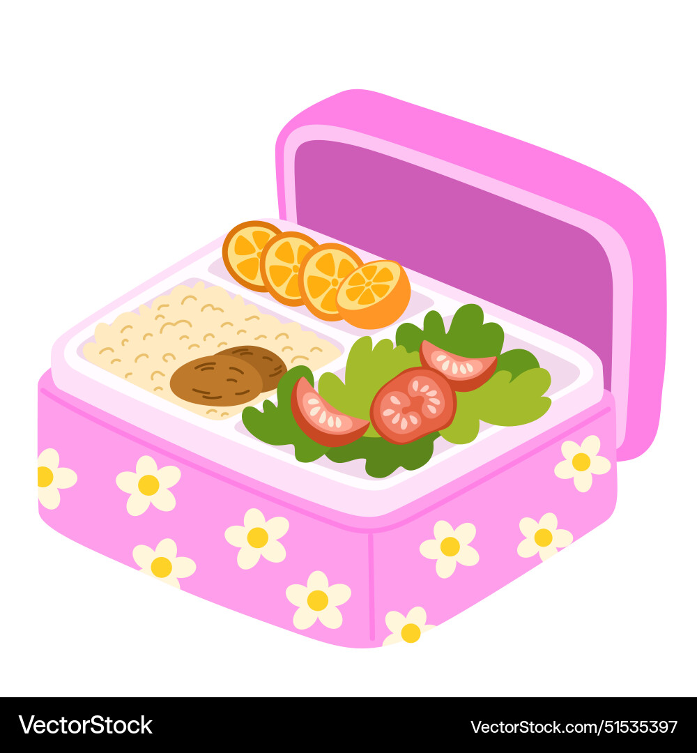 1932 lunch box2 Royalty Free Vector Image - VectorStock