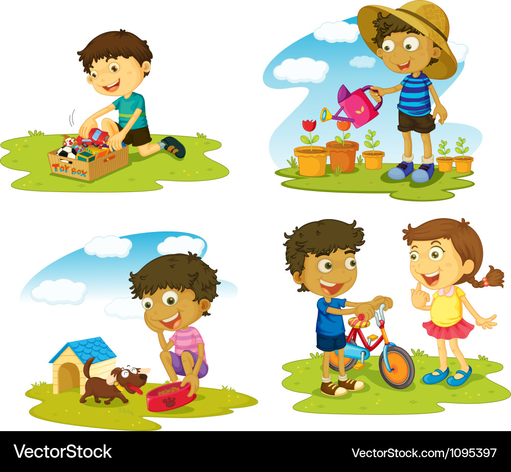 Kids Royalty Free Vector Image - VectorStock