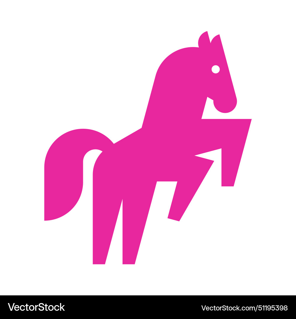 Pferd Logo Lizenzfreies Vektorbild - VectorStock