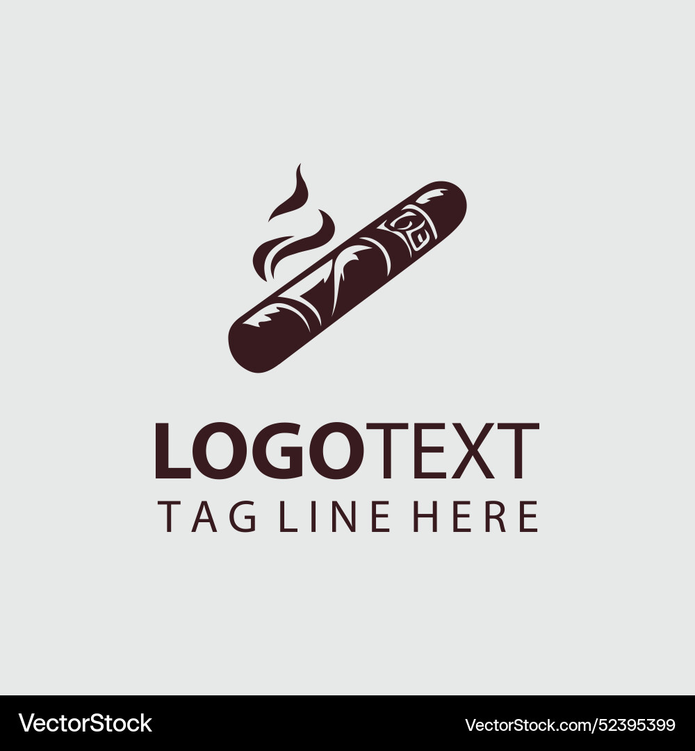 Cigar logo Royalty Free Vector Image - VectorStock