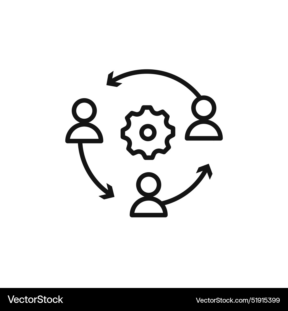 Collaboration icon set collection for web Vector Image Collaboration icon set collection for web Vector Image