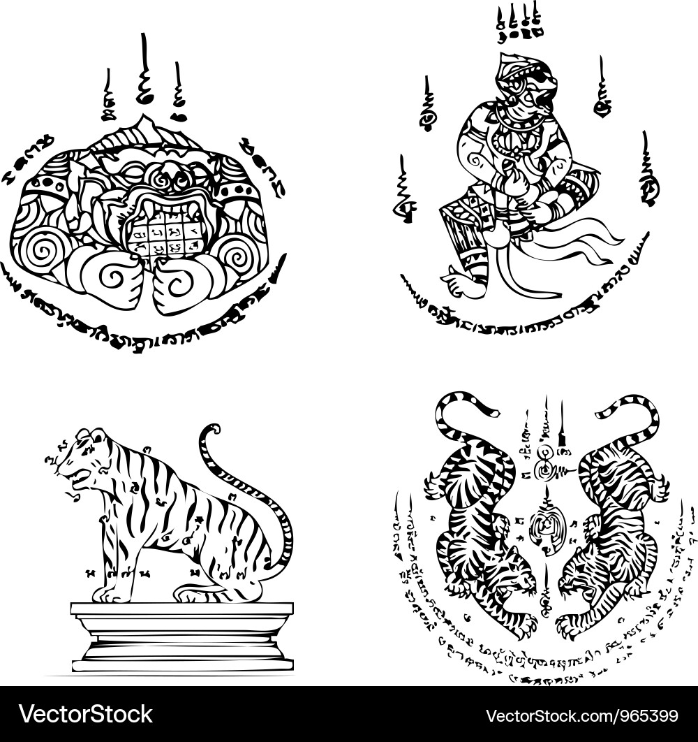 Thai Dragon Vector Images (over 500)