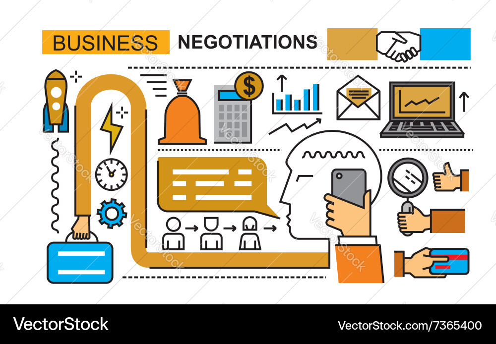 Abstract business on white Royalty Free Vector Image