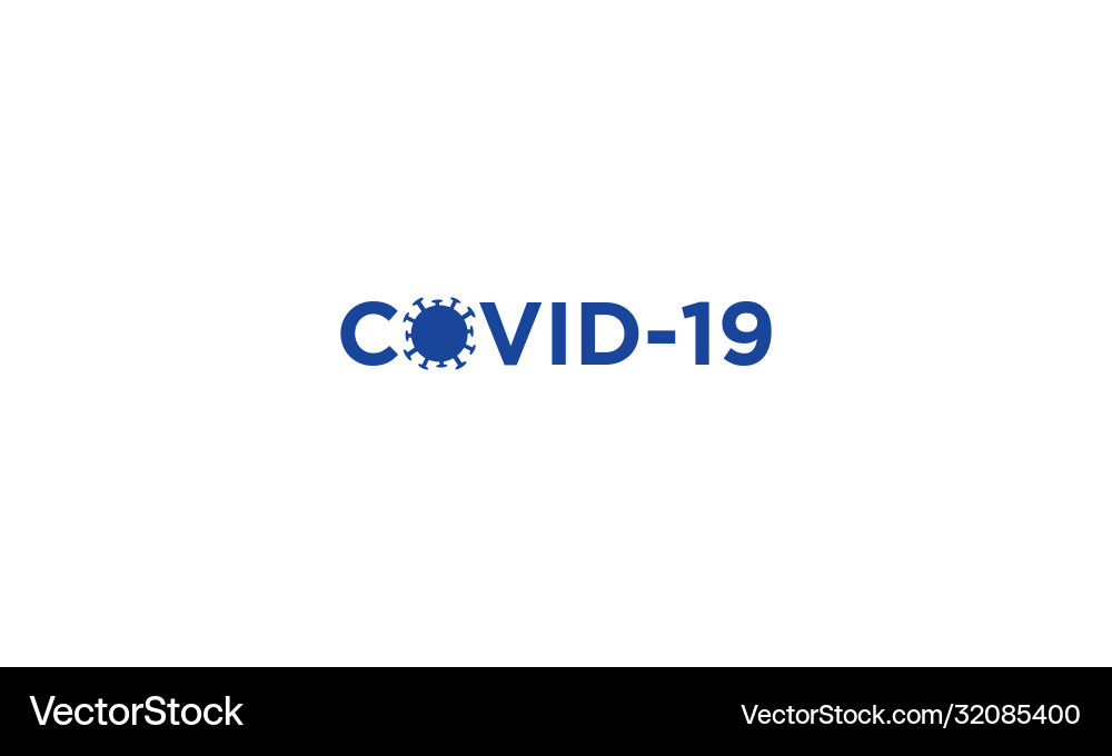 Graphic corona virus Royalty Free Vector Image