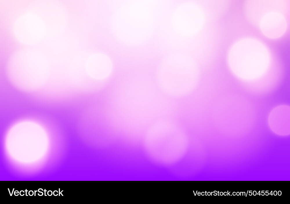 Purple bokeh soft light abstract backgrounds Vector Image