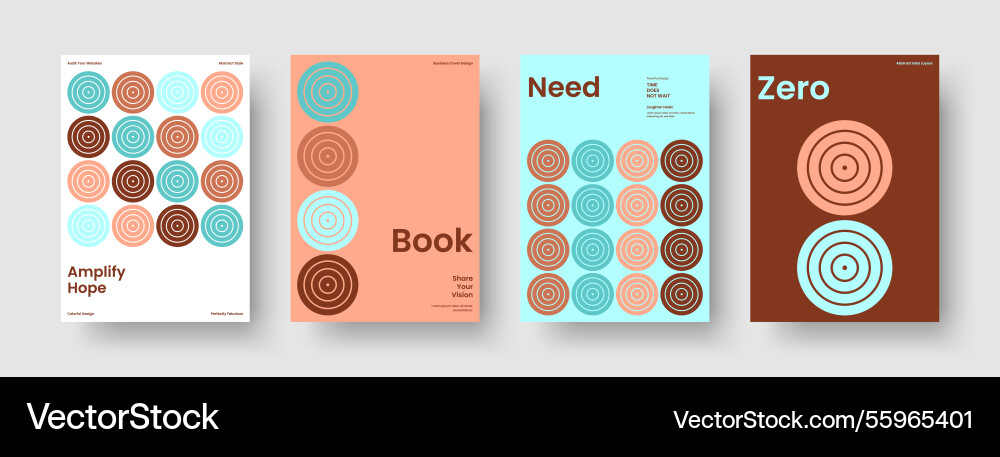 Abstract background design geometric book cover Vector Image