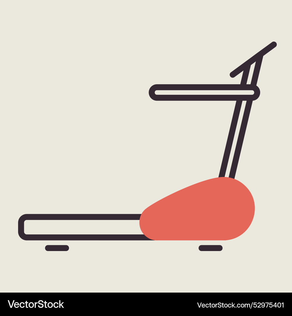 Fitness exercise treadmill for walking and running