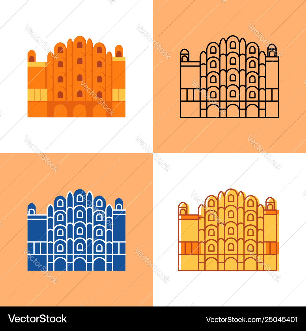 Hawa Mahal Vector Images (79)