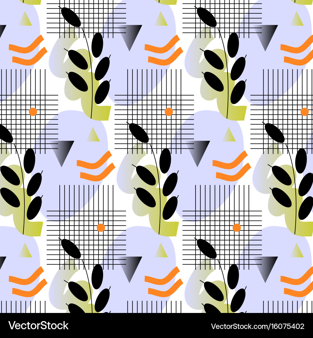 Abstract geometric seamless pattern Royalty Free Vector