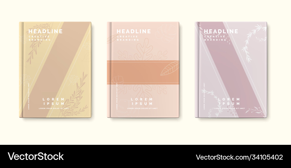 Book cover Royalty Free Vector Image - VectorStock
