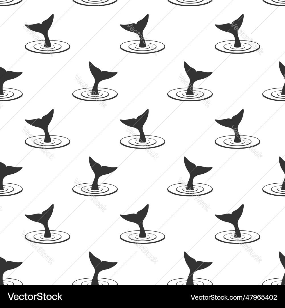 Tails pattern Royalty Free Vector Image - VectorStock