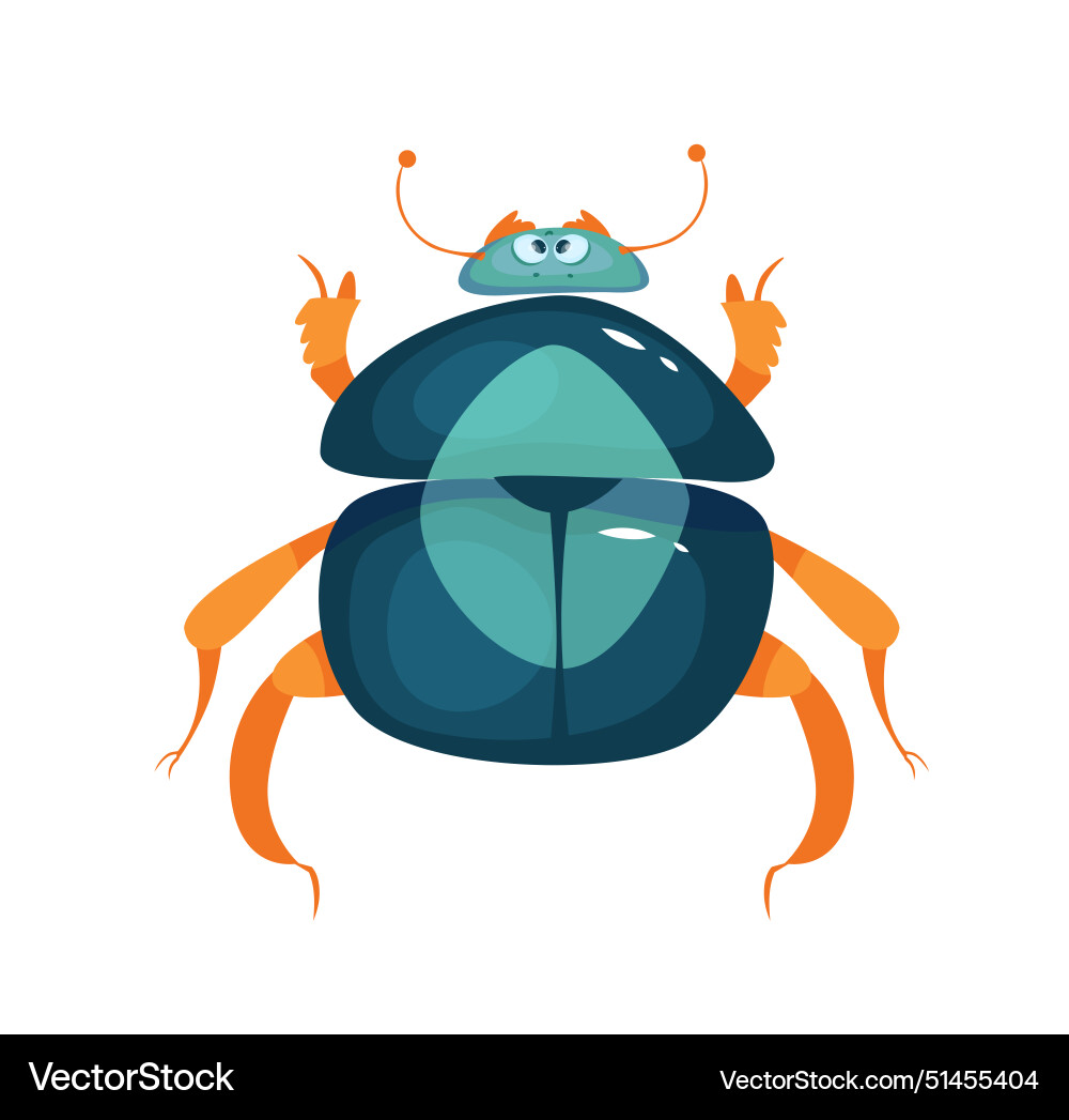 Cute bug icon Royalty Free Vector Image - VectorStock