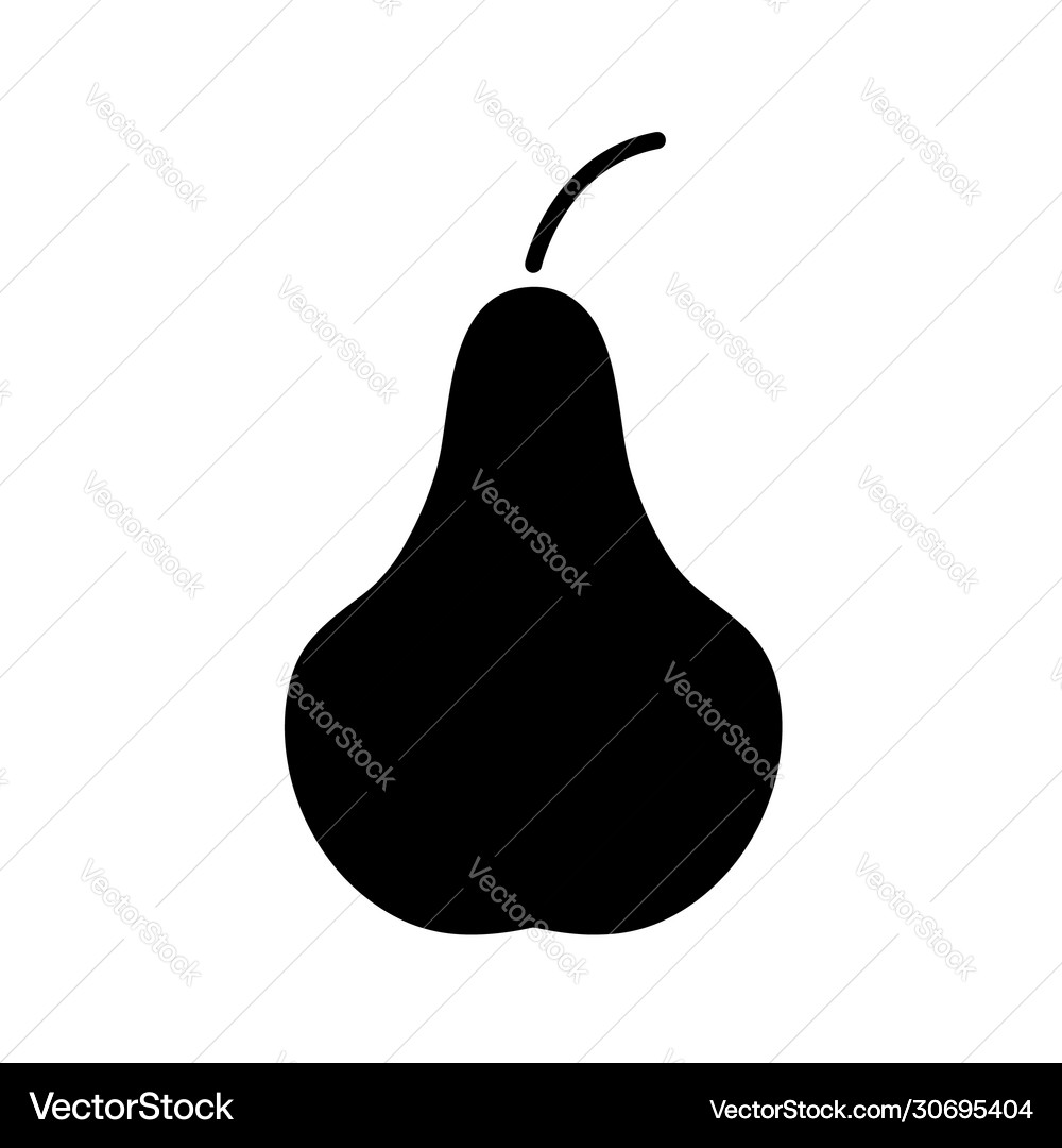 Flache Linie Birken-Symbol Lizenzfreies Vektorbild