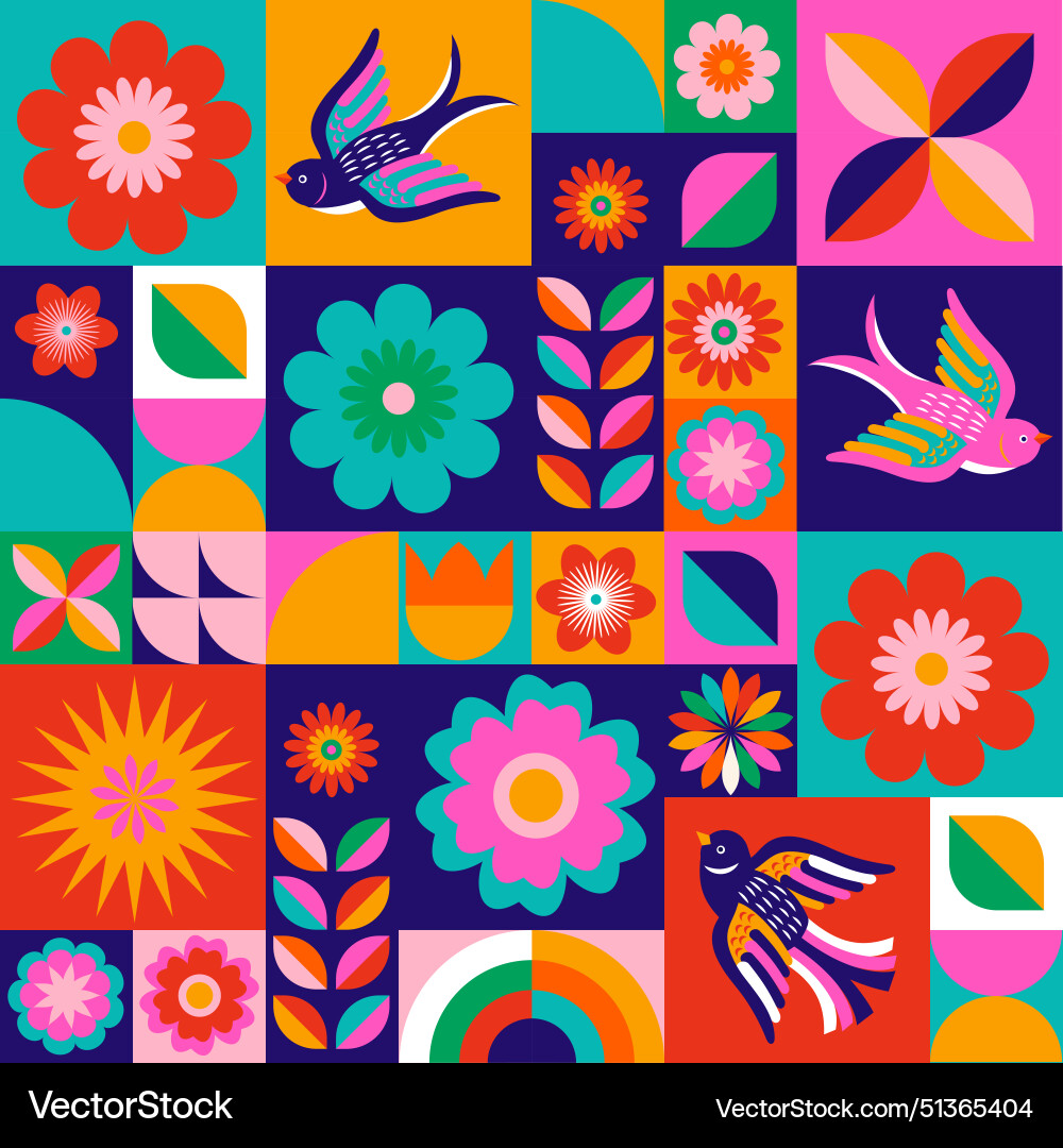 Geometrical pattern design for hispanic heritage Vector Image