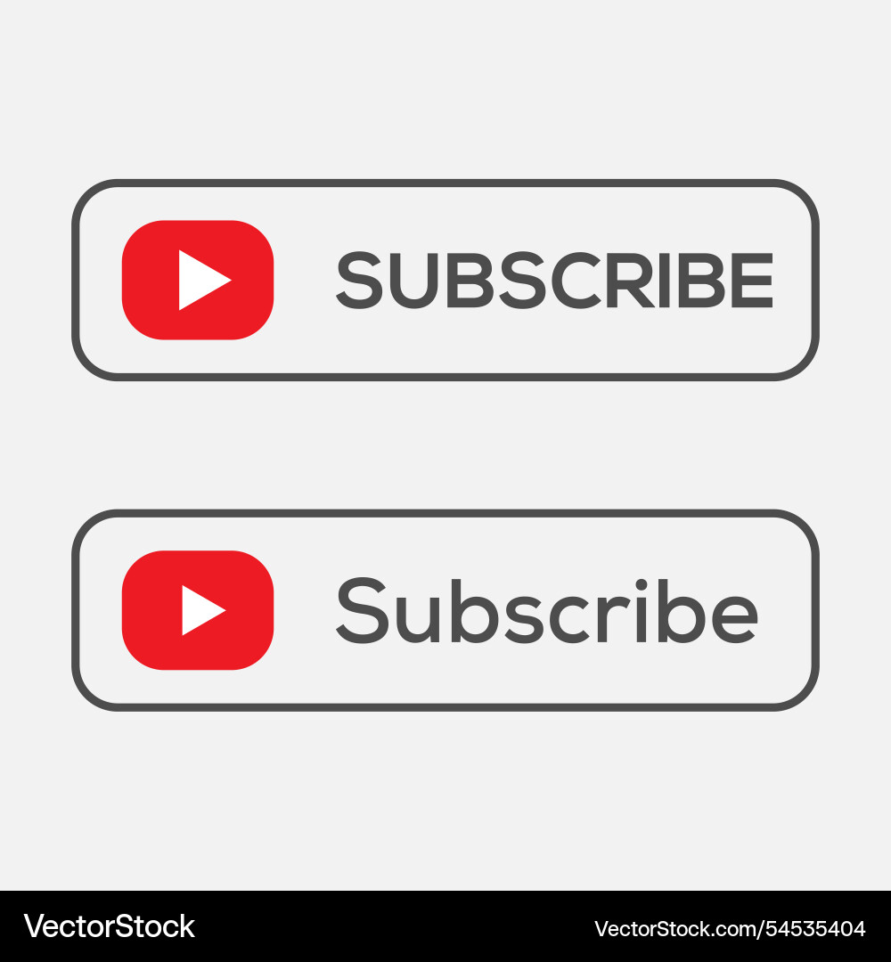 Subscribe now button design Royalty Free Vector Image