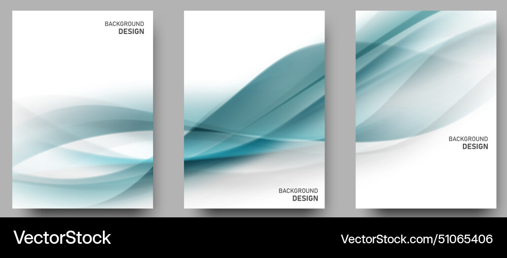 Beautiful template set design background Vector Image