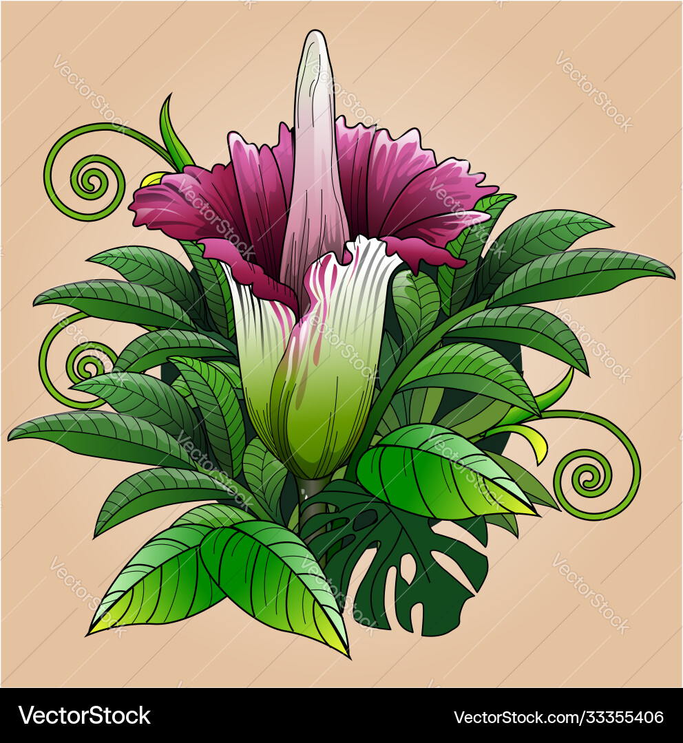 Bunga Abstract Vector Free