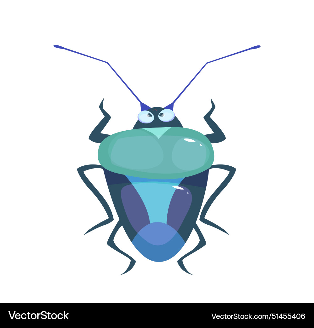 Cute bug icon Royalty Free Vector Image - VectorStock