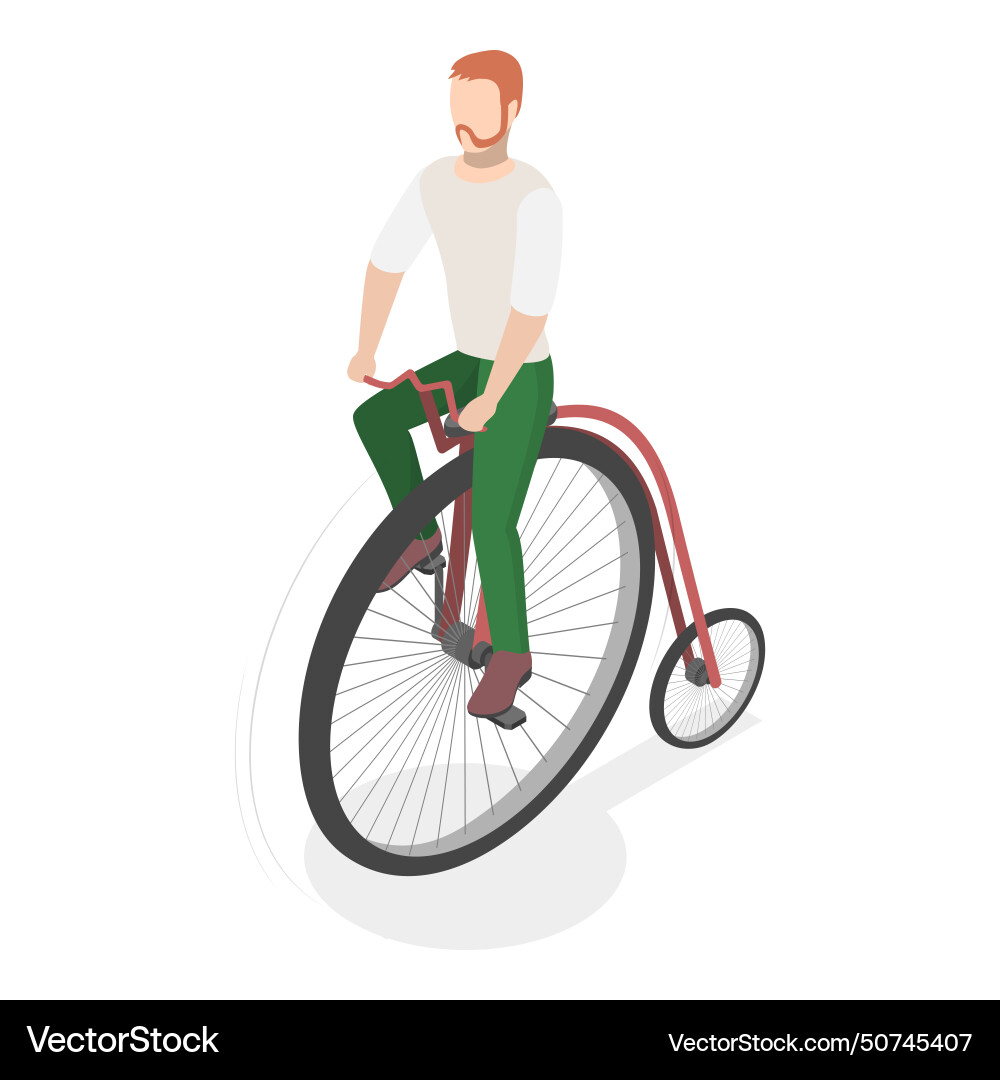 3d isometric flat set of british people Royalty Free Vector