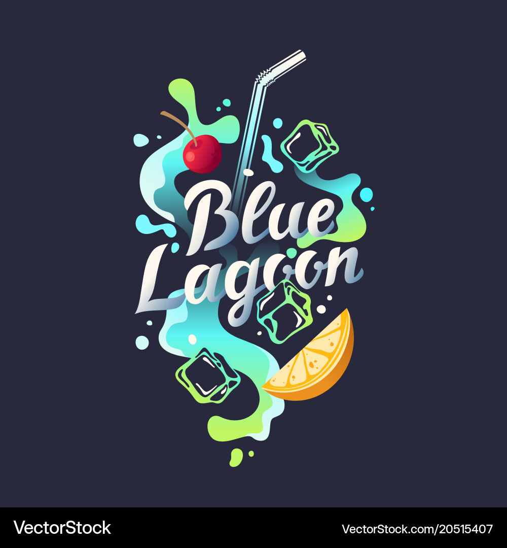 Modern hand drawn lettering label for alcohol Vector Image