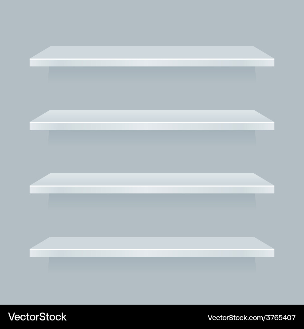 Shelves Royalty Free Vector Image - VectorStock